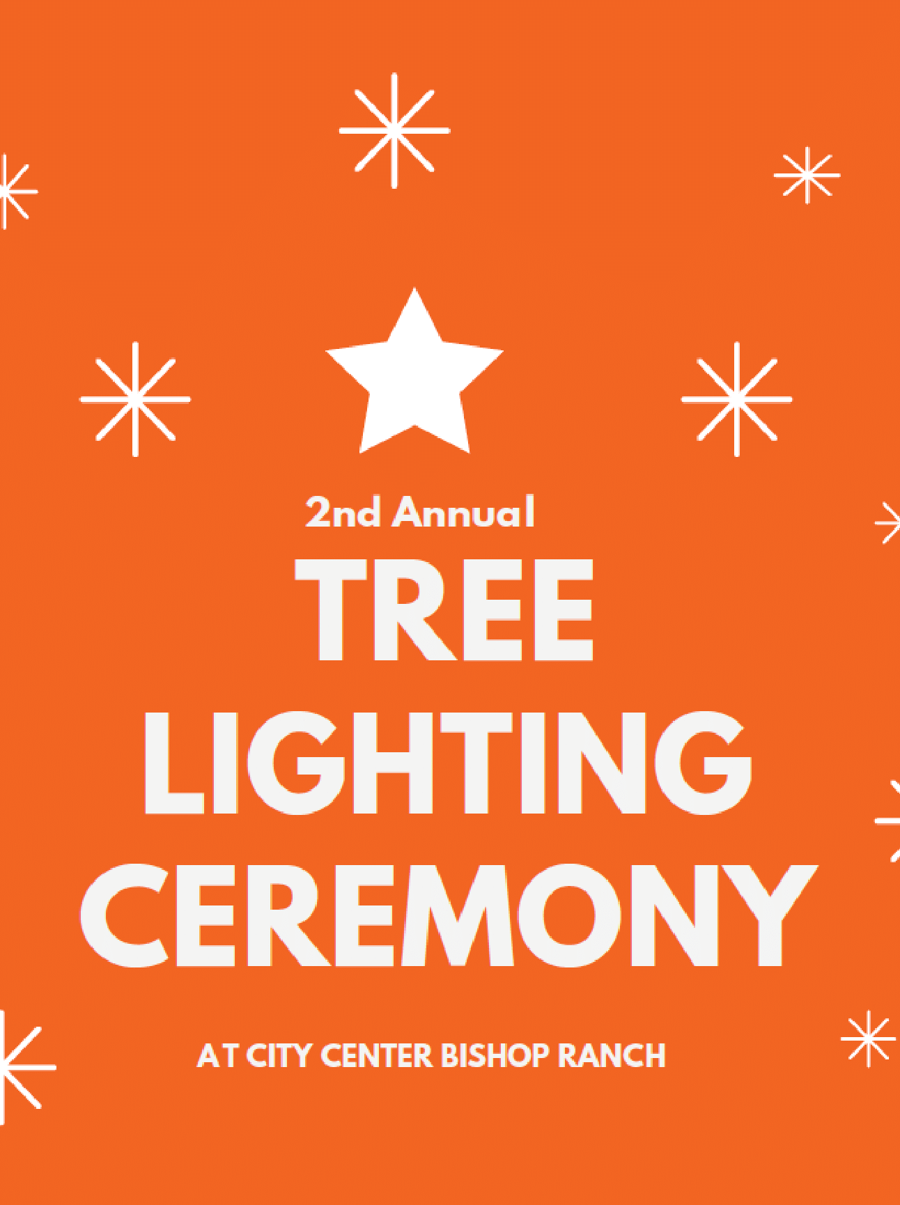 Holiday Tree Lighting San Ramon, CA